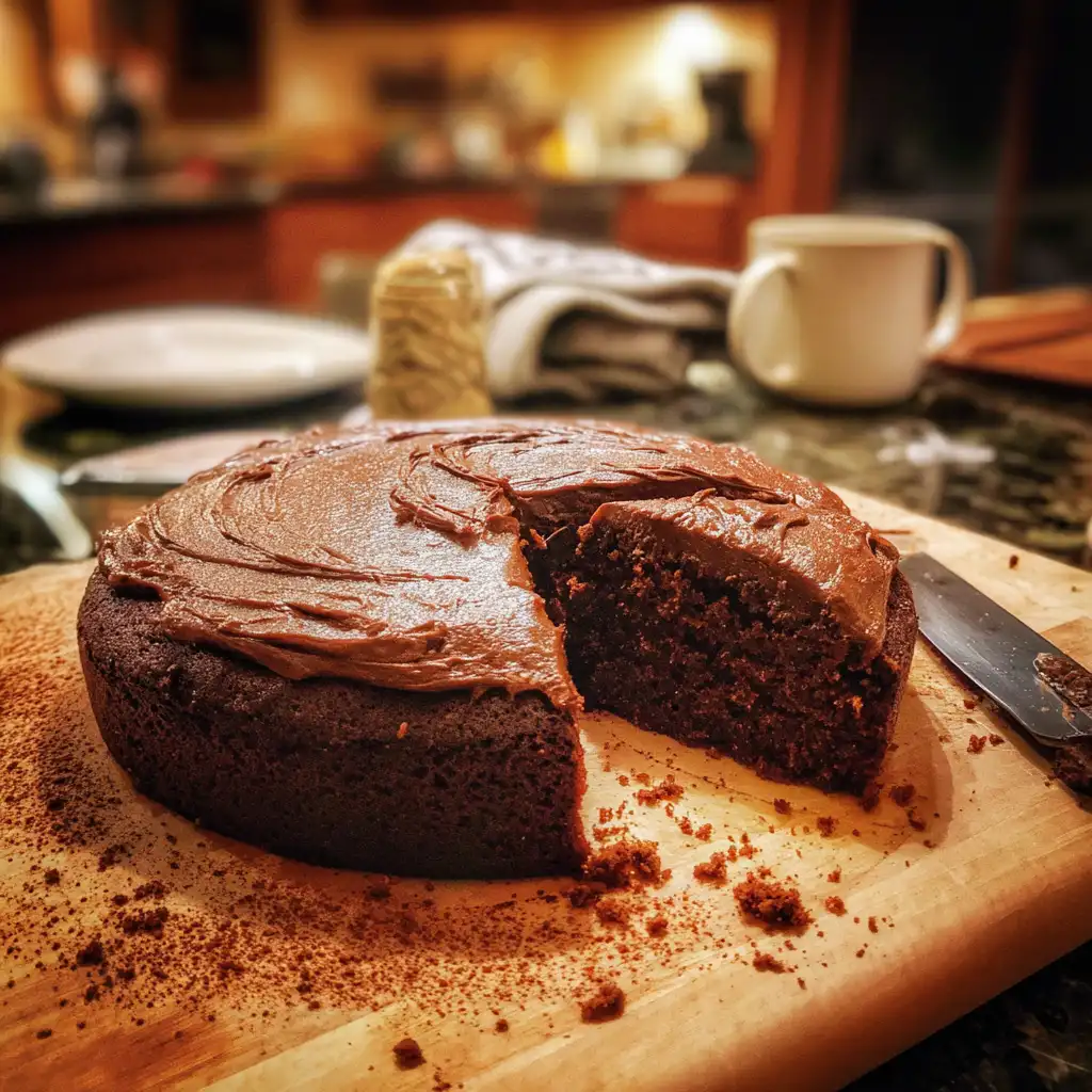 Chocolate Spice Cake with Molasses Frosting Recipe - Cakes Louna